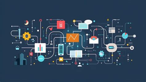 Detailed Infographic Depicting Big Data Processing Workflow And
