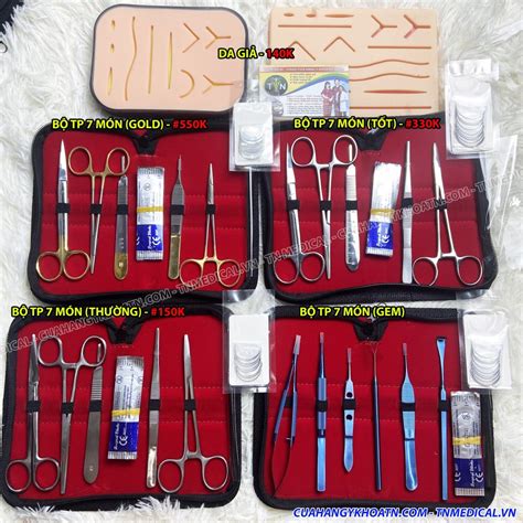 Bộ Tiểu Phẫu 7 13 14 Món Dụng Cụ Thực Hành Y Khoa Thiết Yếu CỬa