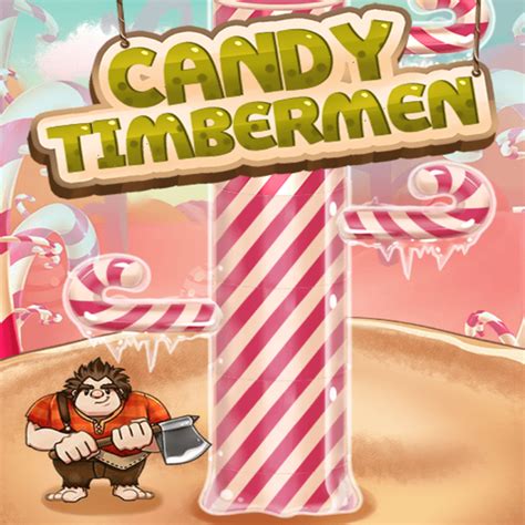 Candy Timbermen Game Candy Cane Chopping Christmas Lumberjack Video