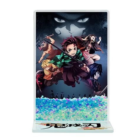 Japanese Anime Demon Slayer Quicksand Tanjirou Nezuko Zenitsu Giyuu Acrylic Stand Shopee