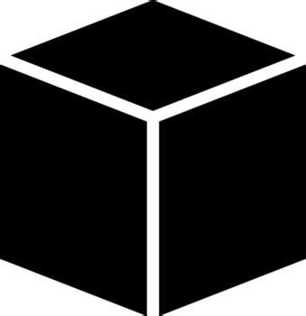 Black Cube Icon