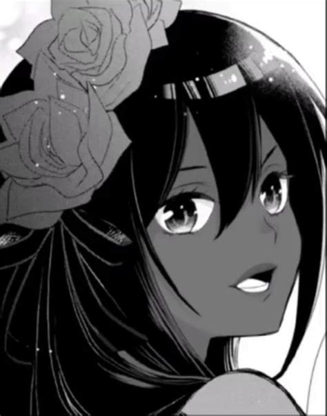 Black Anime Girl Pfp Black And White Officially Authorized
