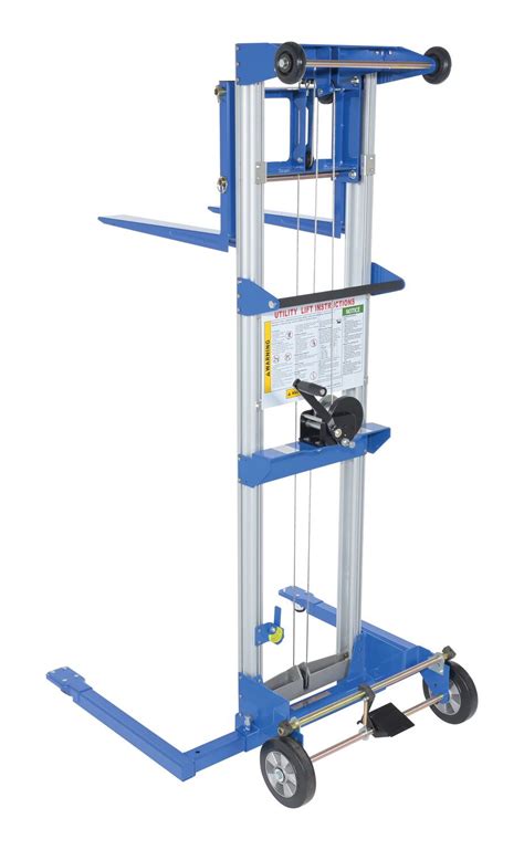 Vestil Lightweight Winch Stacker Truck Lifting Equipment Store Usa