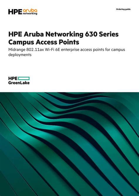 Hpe Aruba Networking 670 Series Outdoor Access Points