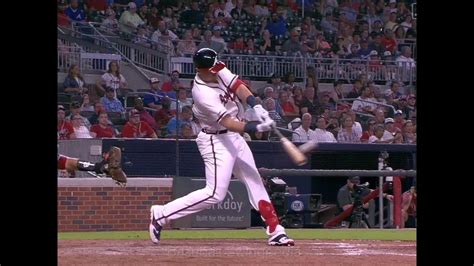 Austin Riley Home Run Swing Slow Motion 2019 1 7 Youtube