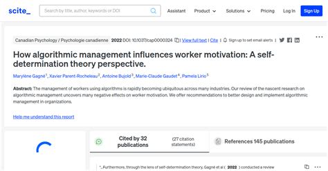 How Algorithmic Management Influences Worker Motivation A Self
