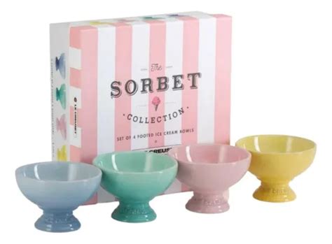 Juego De Cuencos De Cerámica Para Helados Le Creuset Sorbet 4 Unidades
