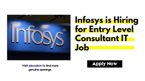 Infosys Is Hiring For Entry Level Associate Consultant It Job Jobcode