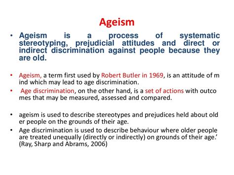Ageism Ppt