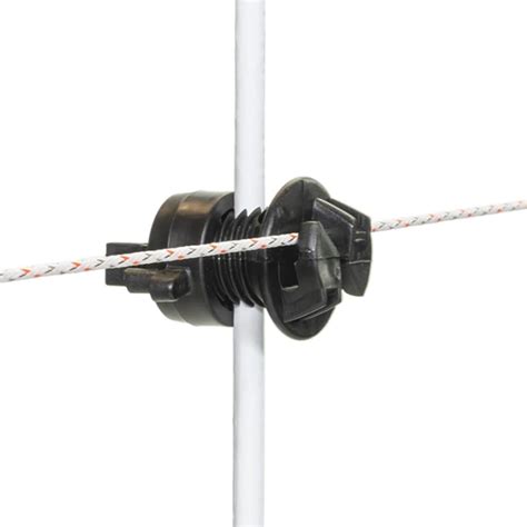 Isolator Schwarz ø4 10mm 20 Stück Mobilen Pfählen
