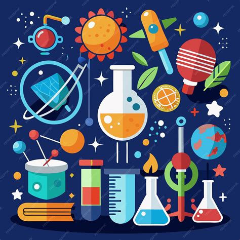 Science Clip Art Vector Illustration Design Premium Ai Generated Vector