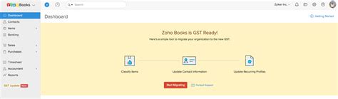 Gst Migration Guide India Help Zoho Books