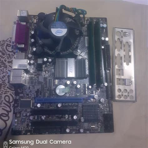 Jual Motherboard Msi G41m P28 Prosesor Core 2 Duo E7500 Fan Ram Only Ram 2gb Kab