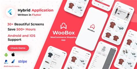 WooBox WooCommerce Flutter E Commerce Full Mobile App CodeCan