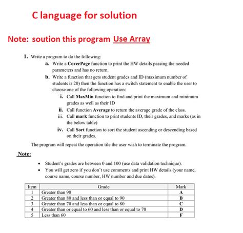 Solved C Language For Solution Note Soution This Program