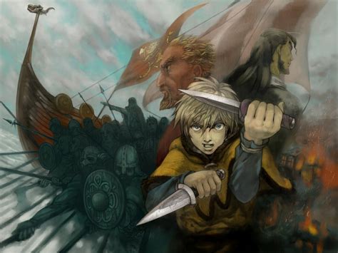 Vinland Saga Hd Wallpaper Thorfinn Askeladd And Thors In Epic Anime