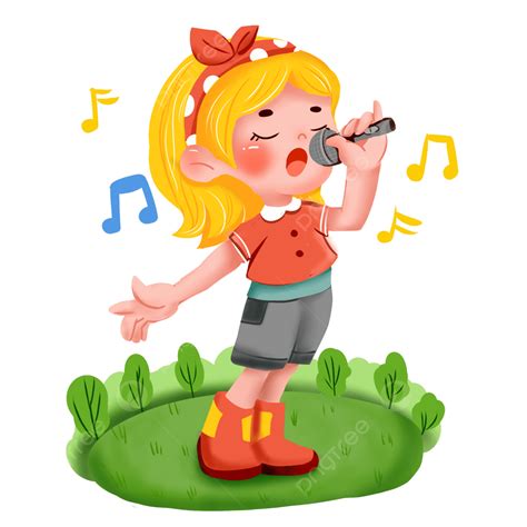 Girl Singers Clipart