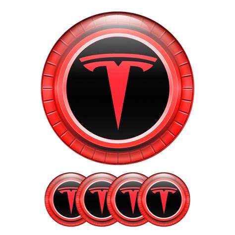 Tesla Logo Red