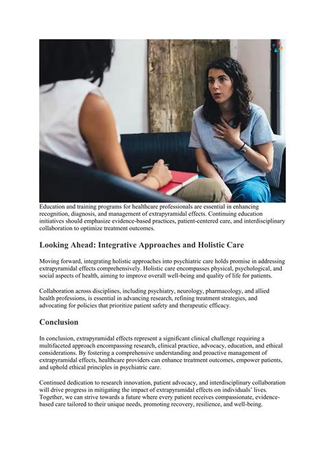 Extrapyramidal Effects Types Risk Factors Management Strategies The Lifesciences Magazine Pdf