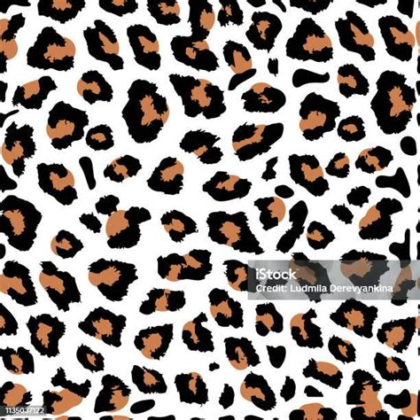 흰색 바탕에 원활한 오렌지 표범 인쇄 벡터 패턴 텍스처 배경 0명에 대한 스톡 벡터 아트 및 기타 이미지 0명 1위 가죽