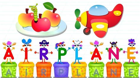 Bini Abc Phonics Academy Letter A Apples Airplane Bini Bambini Games