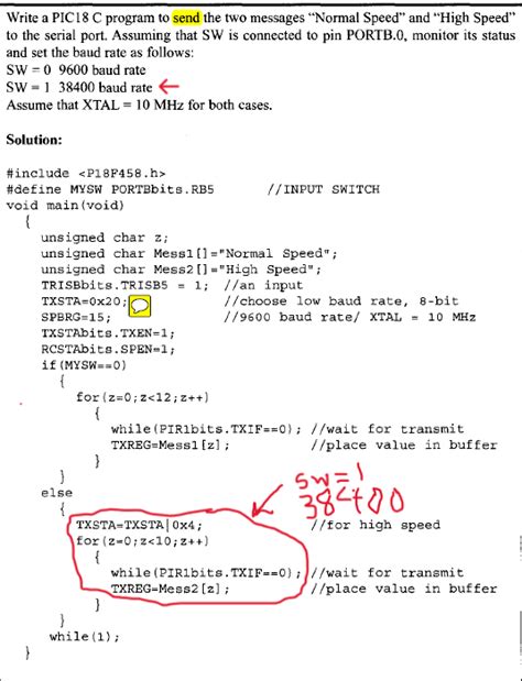 Solved Why Does The Second Baud Rate Not Affect The Code Of
