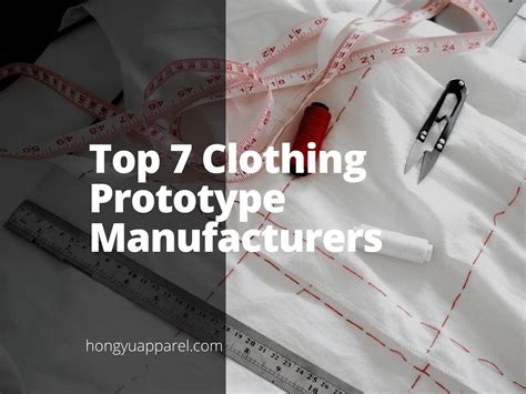 Top 7 Clothing Prototype Manufacturers Hongyu Apparel