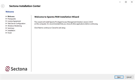 Installing Sectona Web Access