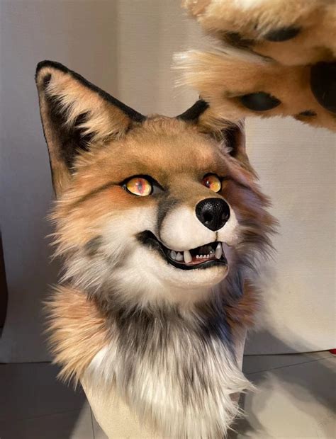 Cosplay Fox Furry Fursuit Head Fursuit Head Furry Fursuit Mask Fursona Furry Art