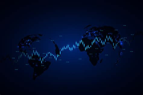 비즈니스 및 금융 개념 보고서 및 회색 배경에 대한 투자에 대한 주식 시장 그래프 또는 외환 거래 차트 벡터 일러스트레이션 0명에 대한 스톡 벡터 아트 및 기타 이미지