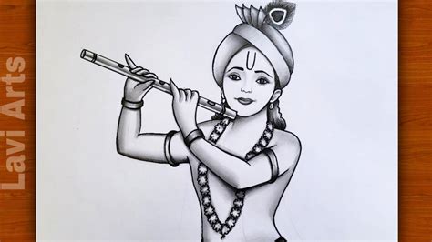 How To Draw Krishna Full Body