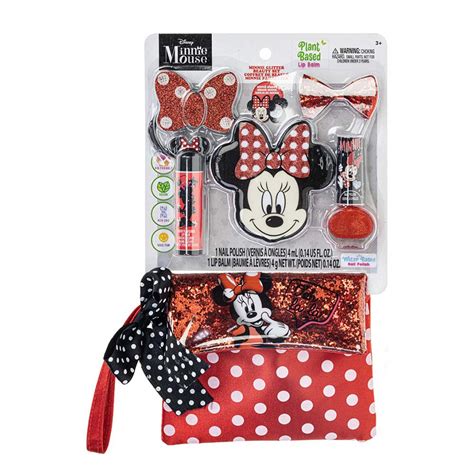 Disney Minnie Mouse Cosmetics Set With Purse Shop Lip Balm
