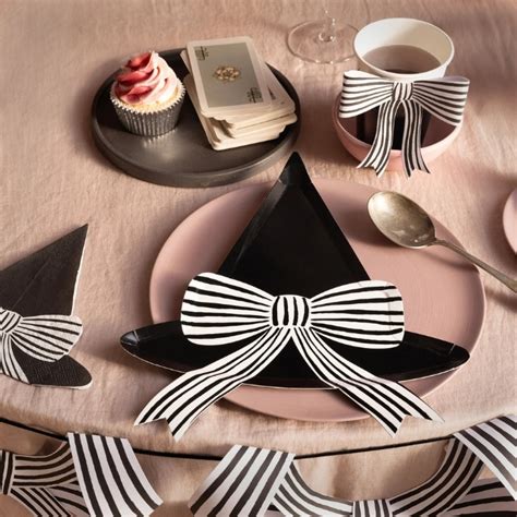 Meri Meri Halloween Bekertjes Bestellen Stripy Bow 8 Stuks