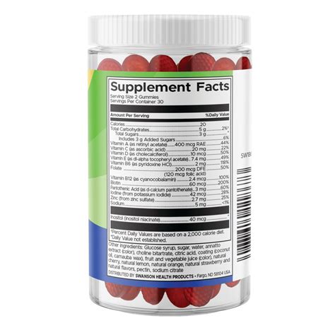 Gomitas Multivitamínicas Para Niños Mezcla De Frutas Swanson Colombia