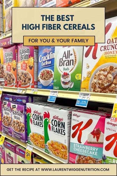The Best High Fiber Breakfast Cereals Fiber Rich Foods High Fiber