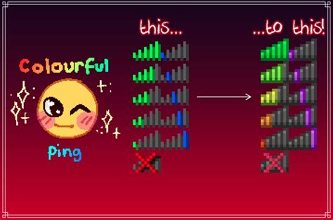 Colourful Ping Minecraft Texture Pack
