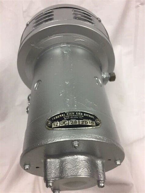 Vintage Federal Signal Model 28 Siren Fire Engine Police Siren