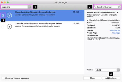 After Package Should Add To Project Like Below