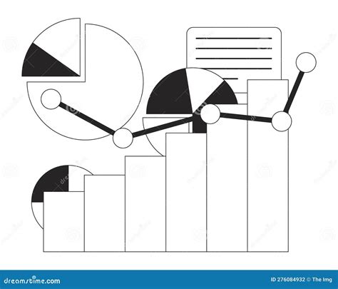 Forecasting Flat Vector Illustration 354412603