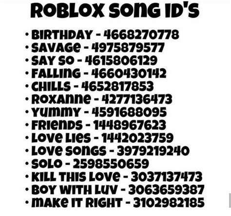 Pin By Belinta Takeuo On Roblox Codes Id Music Roblox Roblox Funny
