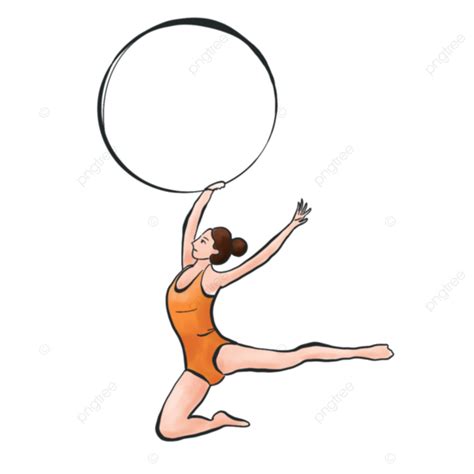 우아한 체조 선수 체조 운동선수 운동 선수 Png 일러스트 및 Psd 이미지 무료 다운로드 Pngtree