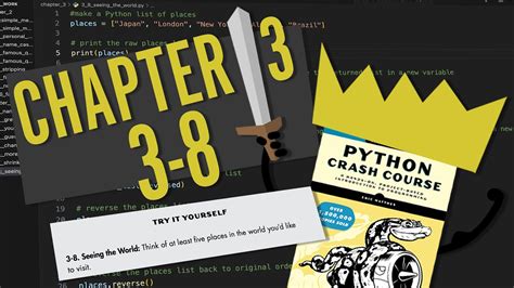 Python Crash Course Chapter 3 Try It Yourself 3 8 Beginner
