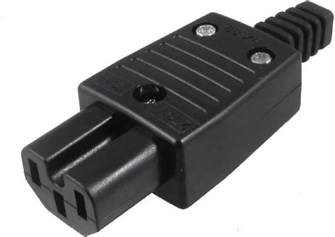 Toptekits Iec C15 Power Cord Plug Connector Iec 320 C15 Rewirable