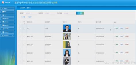 Python毕业设计 基于djangovue数据可视化的高校大学学生成绩管理系统设计和实现基于django的校园学科学生成绩管理平台