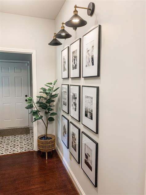 Narrow Gallery Wall Ideas For Stylish Space Saving Displays
