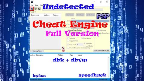 Cheat Engine Undetected Download Bypass Dbk Dbvm No Test Mode