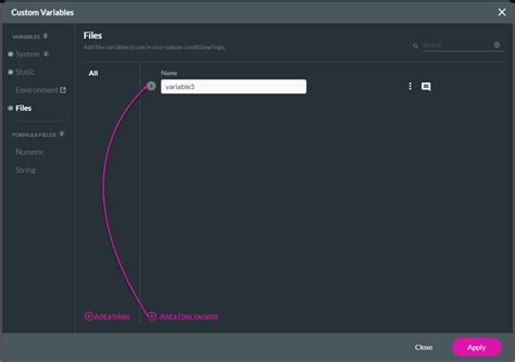 Create A Custom Variable In Titan Flow
