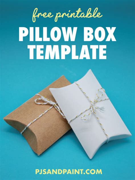 Printable Pillow Box