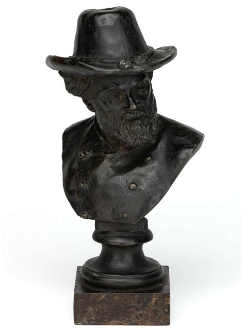 Moses Jacob Ezekiel American 1844 1917 Bronze Bust Of General Robert