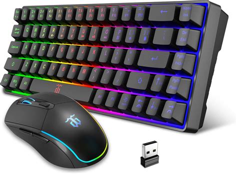 Bluefinger Rgb Gaming Keyboard And Backlit Mouse Combo Usb